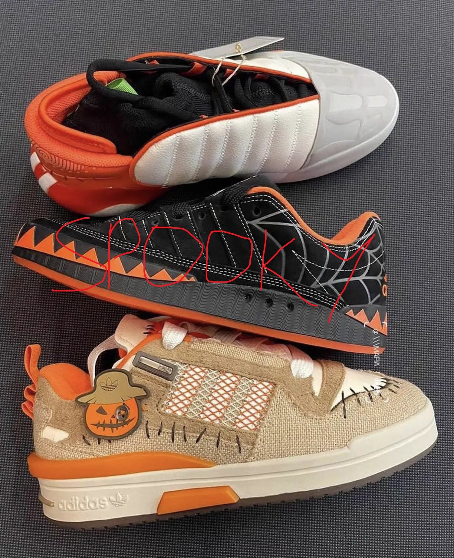 Getting ready for Halloween with Adidas (AJ1 Zion Williamson Voodoo vi ...